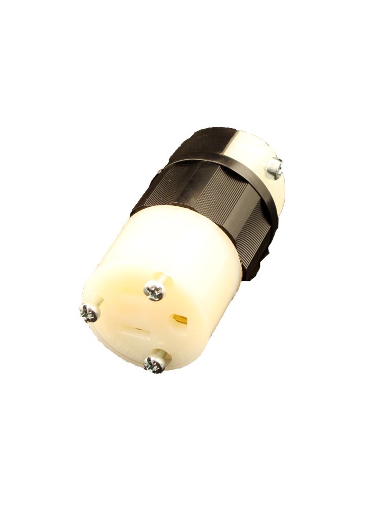Locking Receptacle Leviton 10-Pack Industrial Plugs - 15A 125V, Black ...