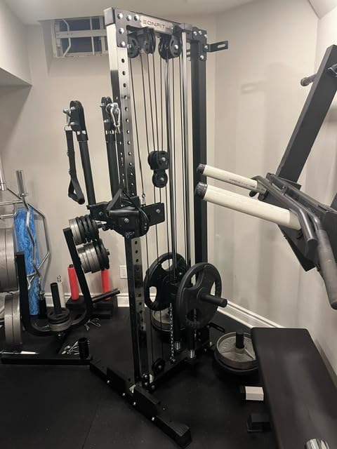 EONFITOmni Cable Machine Home Gym, Functional Trainer Cable Crossover ...