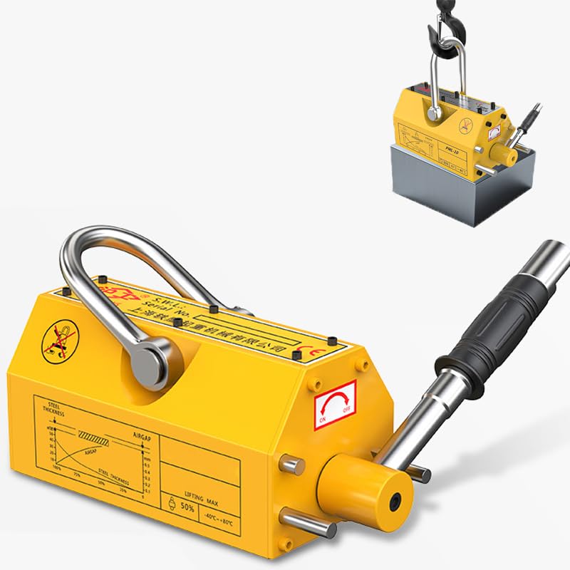 440 lb/200kg Magnetic Lifter, Permanent Magnetic Lifter with Release ...