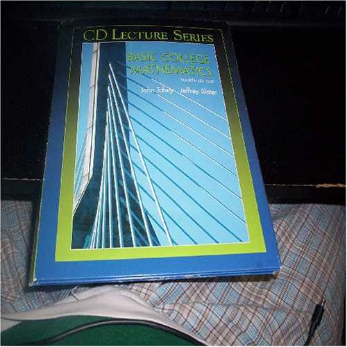 CD Lecture Series, 10 CD-ROMs: "Basic College Mathematics" (John Tobey ...