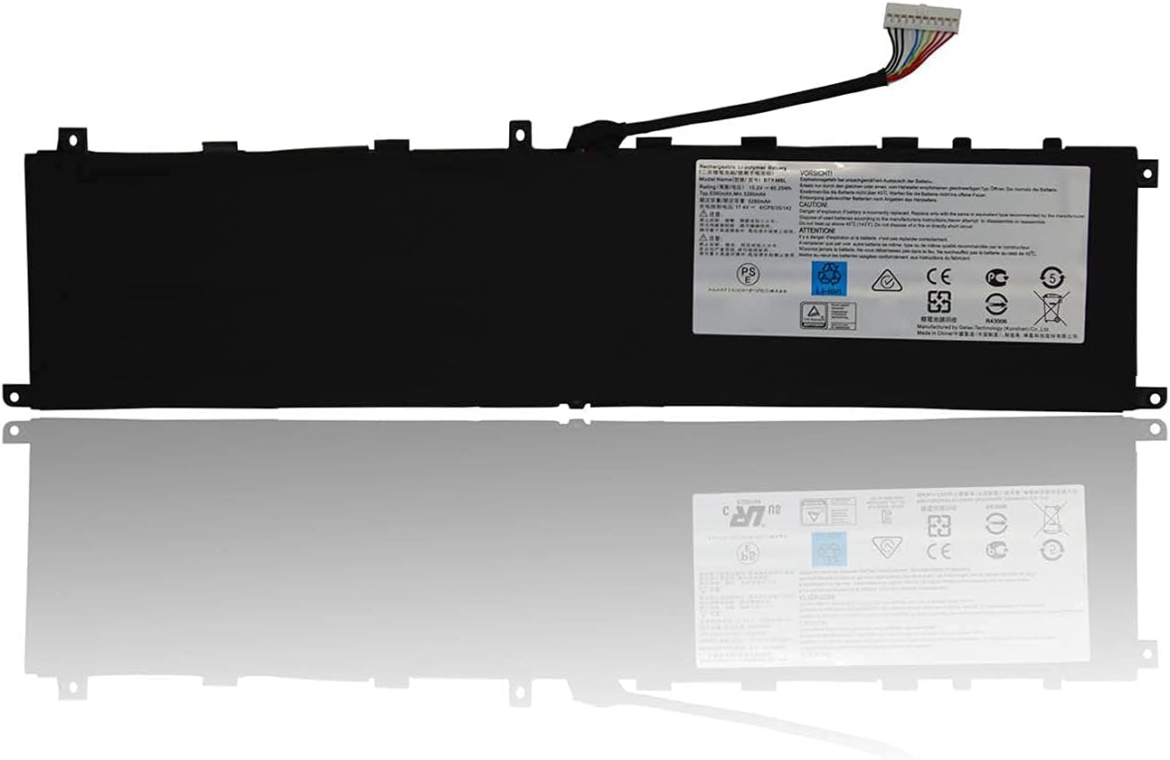 Amazon.com: EFOHANA BTY-M6L Laptop Battery Replacement for MSI GS65 ...
