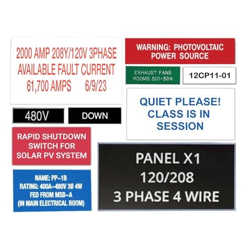 Amazon.com: Custom Engraved Legend Plates, Name Plates, Plastic Tags ...