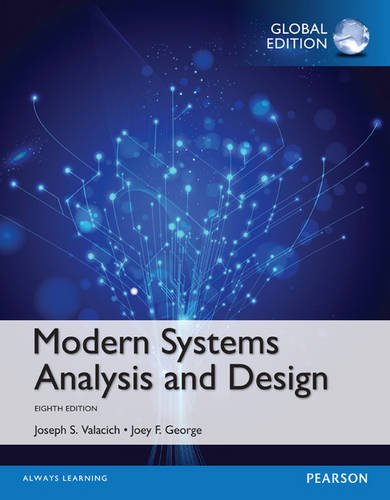 Modern Systems Analysis and Design, Global Edition : Valacich, Joseph ...