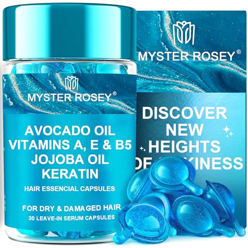 Hair Serum Capsules - No Rinse Conditioner for Frizzy & Dry & Damaged ...