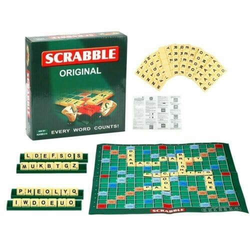 Buy Jigva Scrabble Board Game, Mini Crossword Scrable Board Game ...