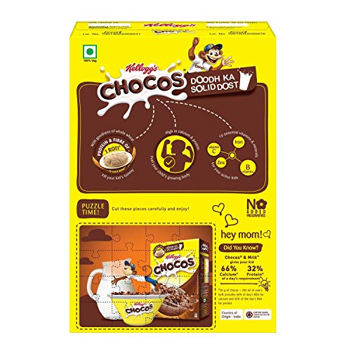 Kellogg's Combo, Kellogg's Chocos, High in Protein, B Vitamins, Calcium ...