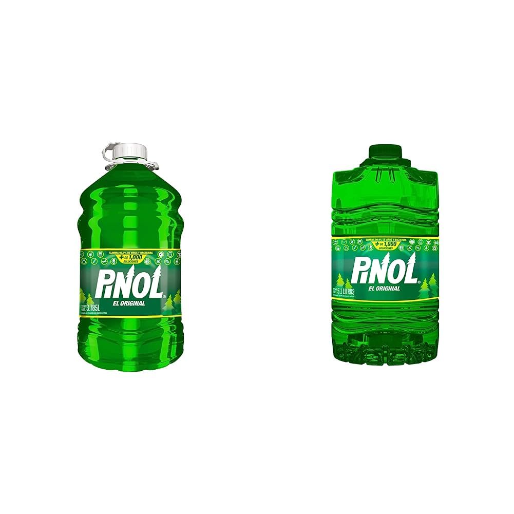 Pinol El Original limpiador multiusos desinfectante pino 3.7 lt + El ...