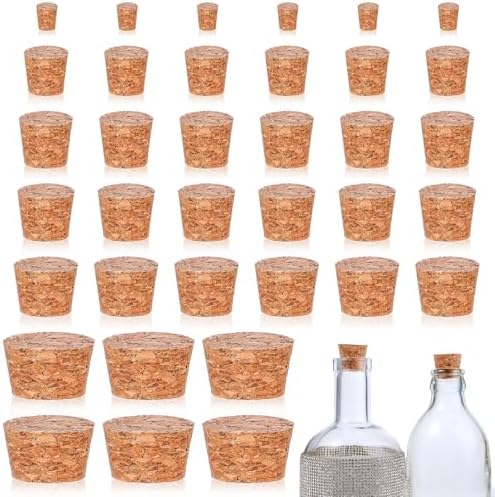 Amazon.com: Anjmd 120 Pieces 8 Sizes Assorted Cork Stoppers Small Cork ...