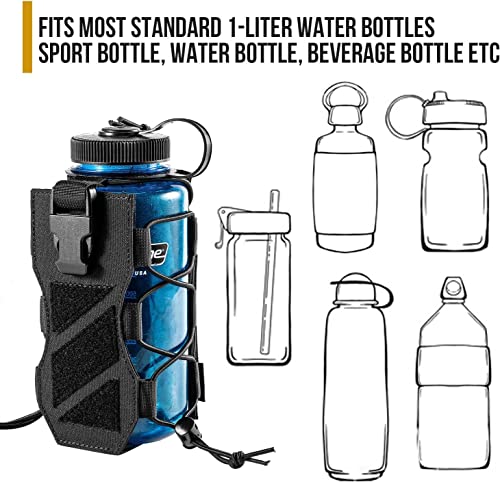 Snapklik.com : HUNTERZ Water Bottle Holster, Adjustable 10 To 32oz ...