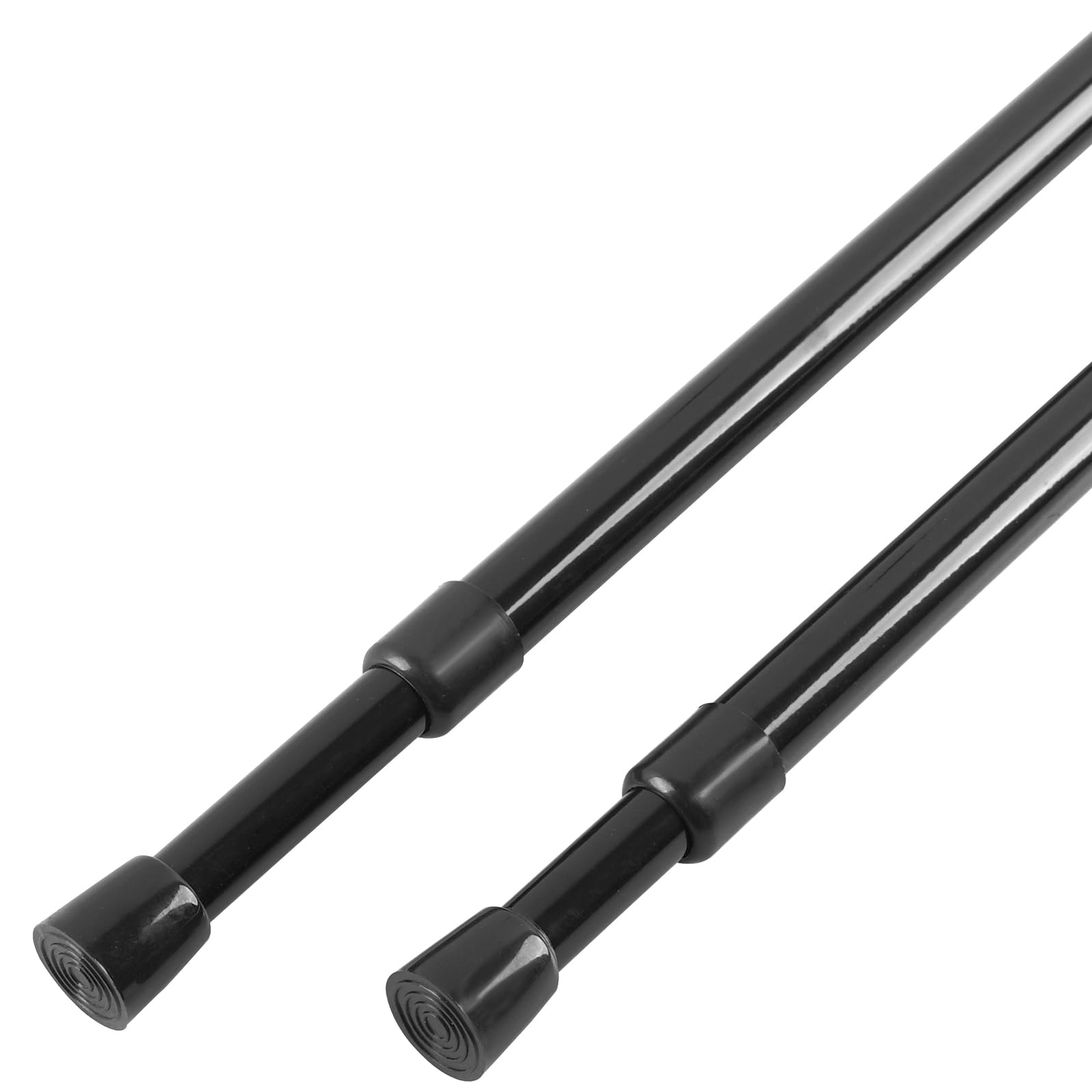 Amazon.com: KXLife 2 Pcs Tension Curtain Rod 35 to 46 Inches, 5/8 ...