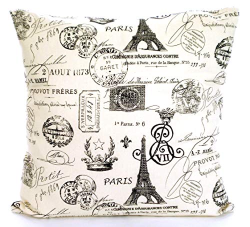 Amazon.com: Black Cream Decorative Throw Pillow Covers Cushions Black ...