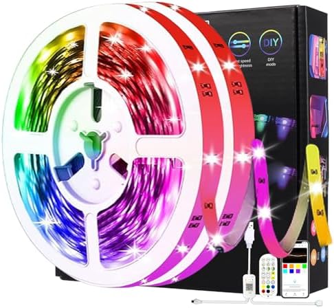 calflux LED Lights for Bedroom,10m Outdoor Waterproof Strip Lights,32 ...