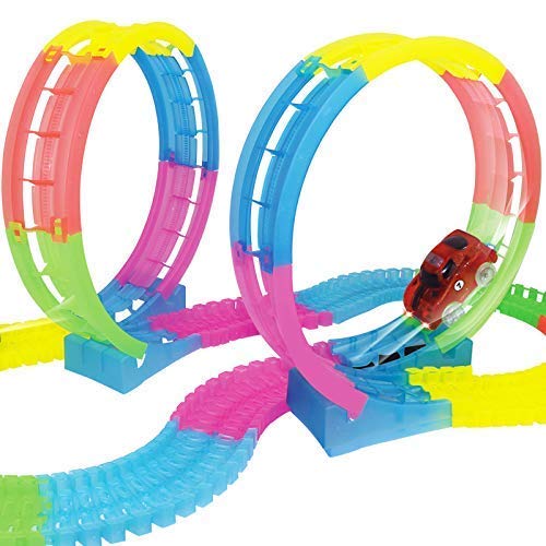 Buy Vortex Toys Flexible and Bendable Glow in The Dark Twister Track ...