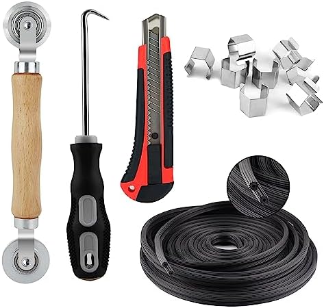 Screen Roller Tool Window Screen Repair Kit 5 in 1 - Screen Spline(40ft ...