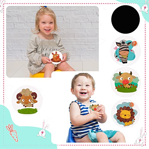 20 Pcs Potty Training Stickers Reusable Toilet Targets for Boys Animals ...
