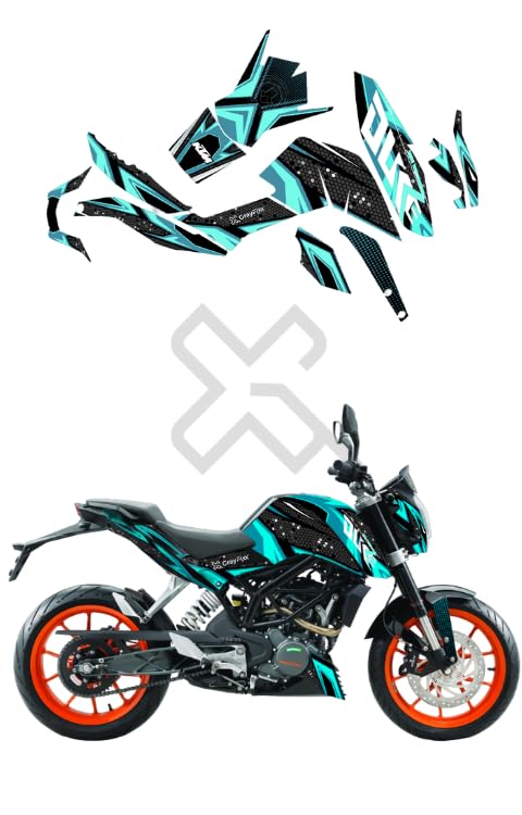 Grayfixx Super Duke Edition Full Body Sticker for Duke 125/200/390 ...