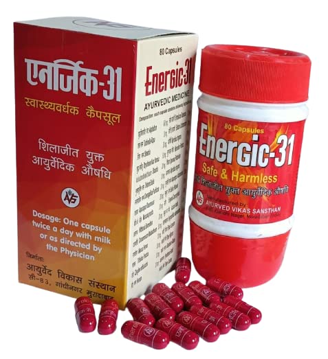 Buy Energic-31| 80 CAPSULES| AYURVEDIC MEDICINE Online at Low Prices in ...