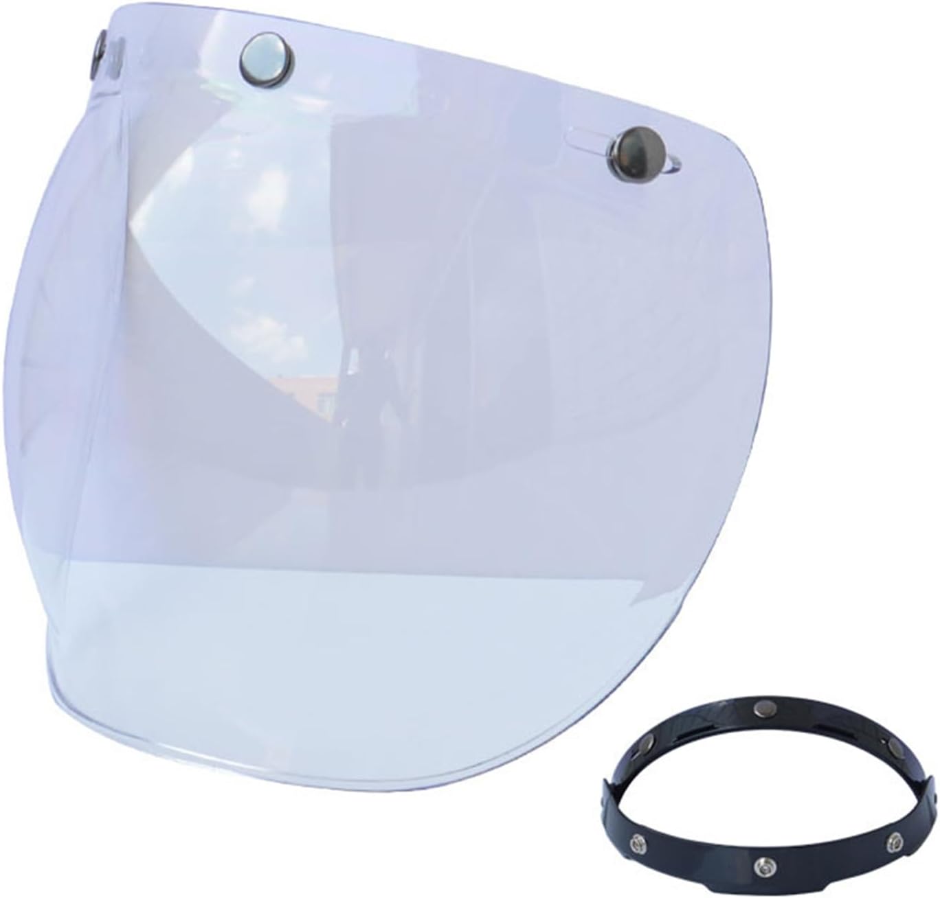Amazon.com: Reicyfang Motorcycle Bubble Visor Wind Shield Lens ...