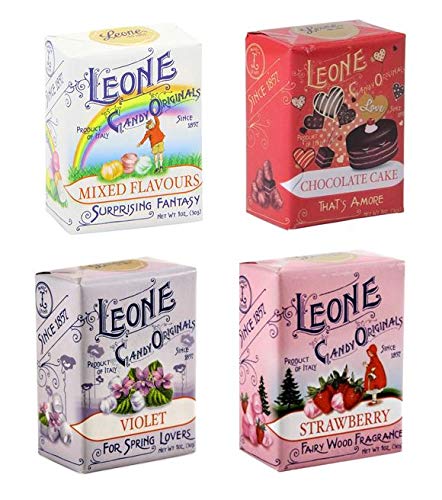 Amazon.com : Leone 4-Pack Multipack (Chocolate Cake, Strawberry, Mixed ...