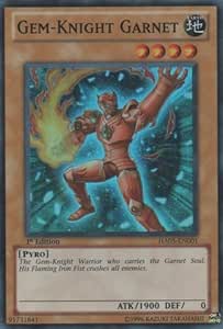 Yu-Gi-Oh! - Gem-Knight Garnet (HA05-EN001) - Hidden Arsenal 5 - 1st Edition - Super Rare ...