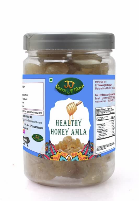 J J crunch N munch Honey Amla Candy Purely Honey Processed Sugar-free ...