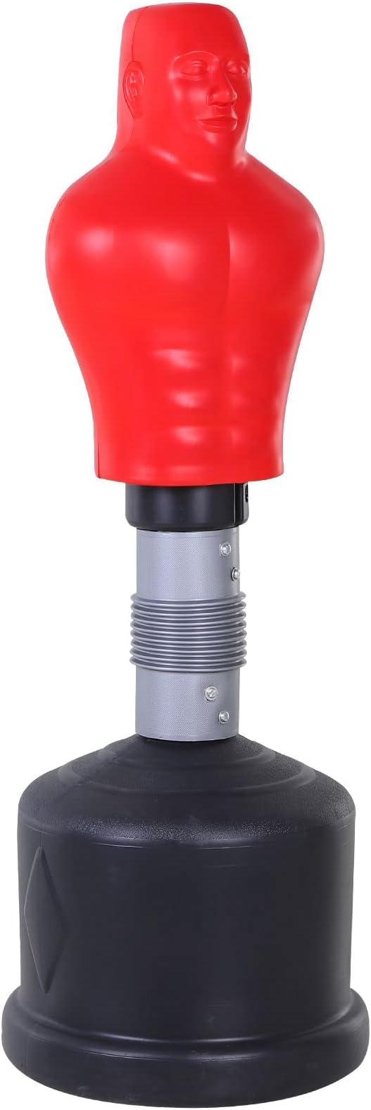 HOMCOM Boxsack Stehend 193cm Erwachsene Freistehender Boxdummy Boxpuppe ...