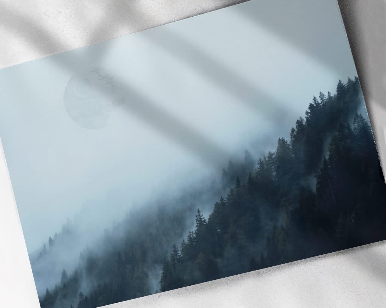 Amazon.com: Star Wars Endor Wall Art - Printed Poster or Canvas Wrap ...