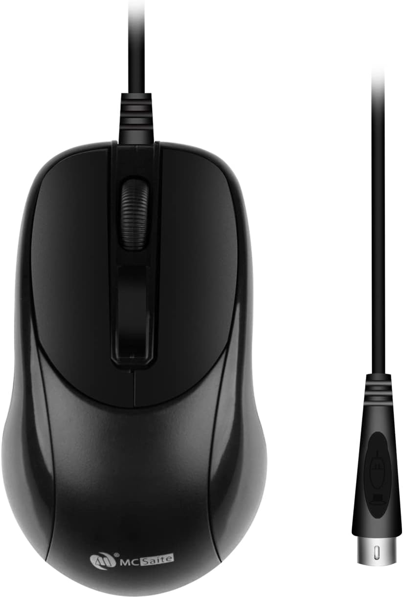 Amazon.com: Perixx Perimice-209 P, Wired PS2 Mouse with 1000 DPI ...