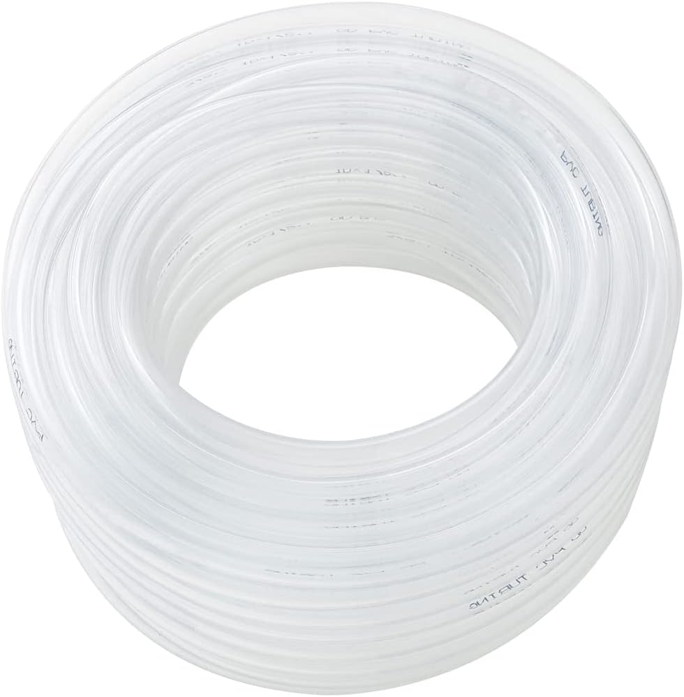 (5m) 8mm x 11mm Clear PVC Pipe/tubing Suitable for air,Gas Water and ...