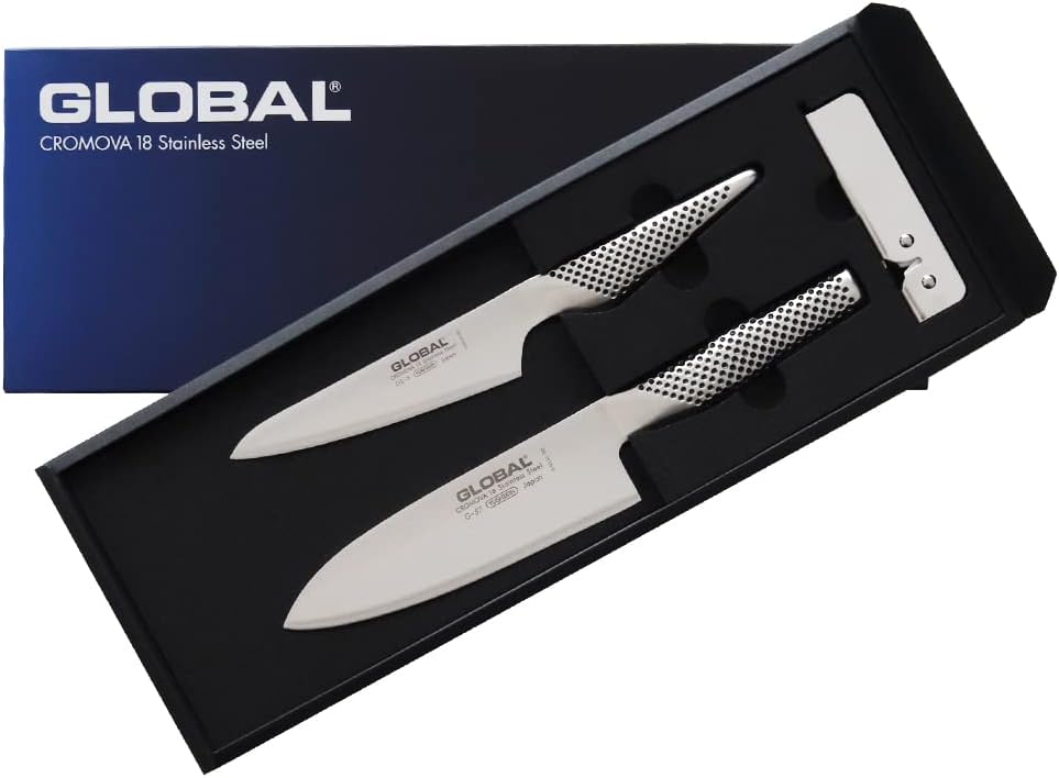 Amazon | GST-B57 GLOBAL (グローバル) 三徳（16cm）3点セット オールステンレス 包丁 日本製 | グローバル(Global) | 包丁セット 通販