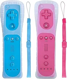 Amazon.com: Tevodo Wii Remote Controller, 2 Packs Upgrade Wii Wireless ...