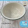 Amazon.com: Cream vintage style enamel colander: Home & Kitchen