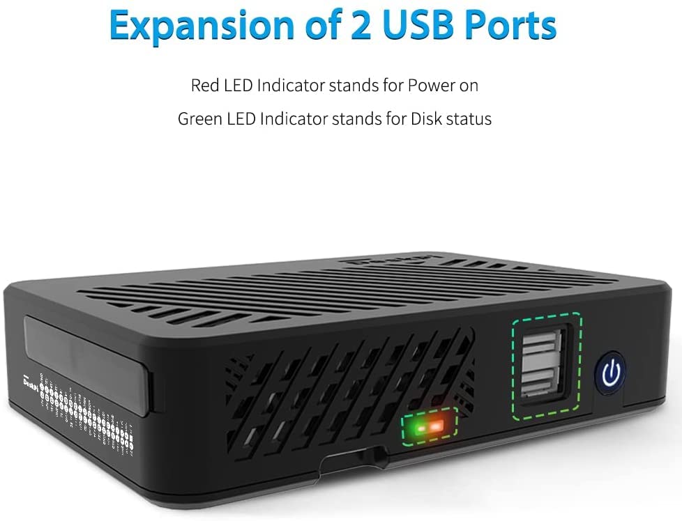 Buy GeeekPi Raspberry Pi 4 Model B 4GB RAM Board and DeskPi Lite ...