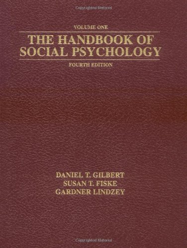 Amazon.com: The Handbook of Social Psychology, Fourth Edition (2 Volume ...