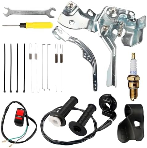Amazon.com: HIAORS 7/8'' Mini Bike Throttle Assembly and Throttle Linkage Kit for Predator 212 ...
