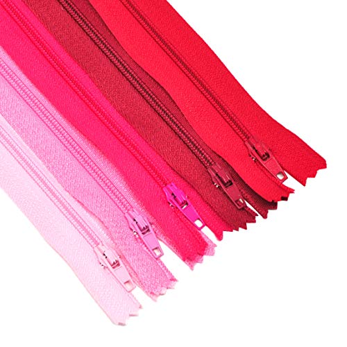 Snapklik.com : Nylon Zippers For Sewing, 14 Inch 80 PCs Bulk Zipper ...