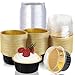 Amazon.com: AYSUM 200 Pack Aluminum Foil Cupcake 5oz Disposable ...