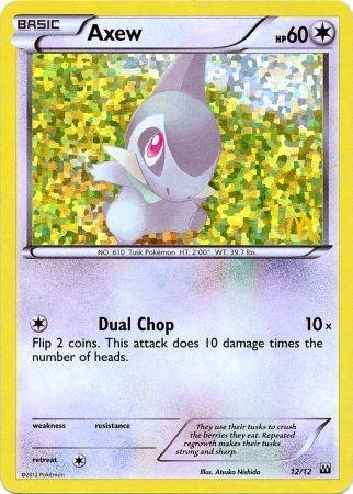 Axew Pokemon Card