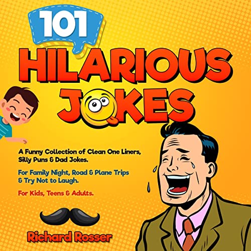 Amazon.com: 101 Hilarious Jokes: A Funny Collection of Clean One Liners ...