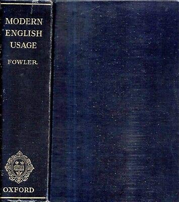 RARE 1954 UK OXFORD MODERN ENGLISH USAGE STREET & SMITH'S COPY NEW YORK ...