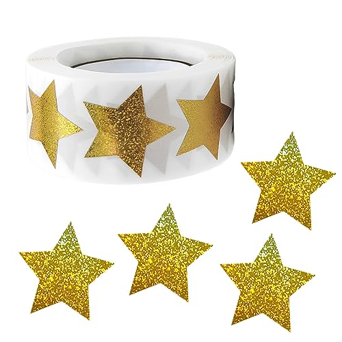 500Pcs Gold Star Stickers, Gold Stickers, Gold Stars, Star Stickers for ...