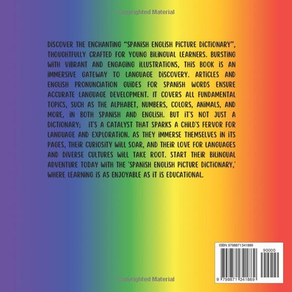 Snapklik.com : Spanish English Picture Dictionary For Bilingual Kids ...