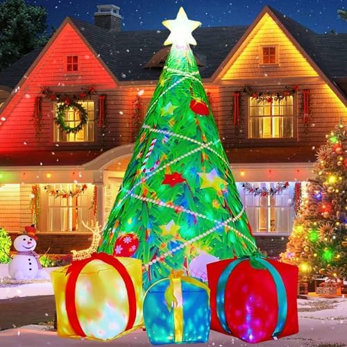 Amazon.com: Joiedomi 7 FT Christmas Tree Inflatables Outdoor Decoration ...
