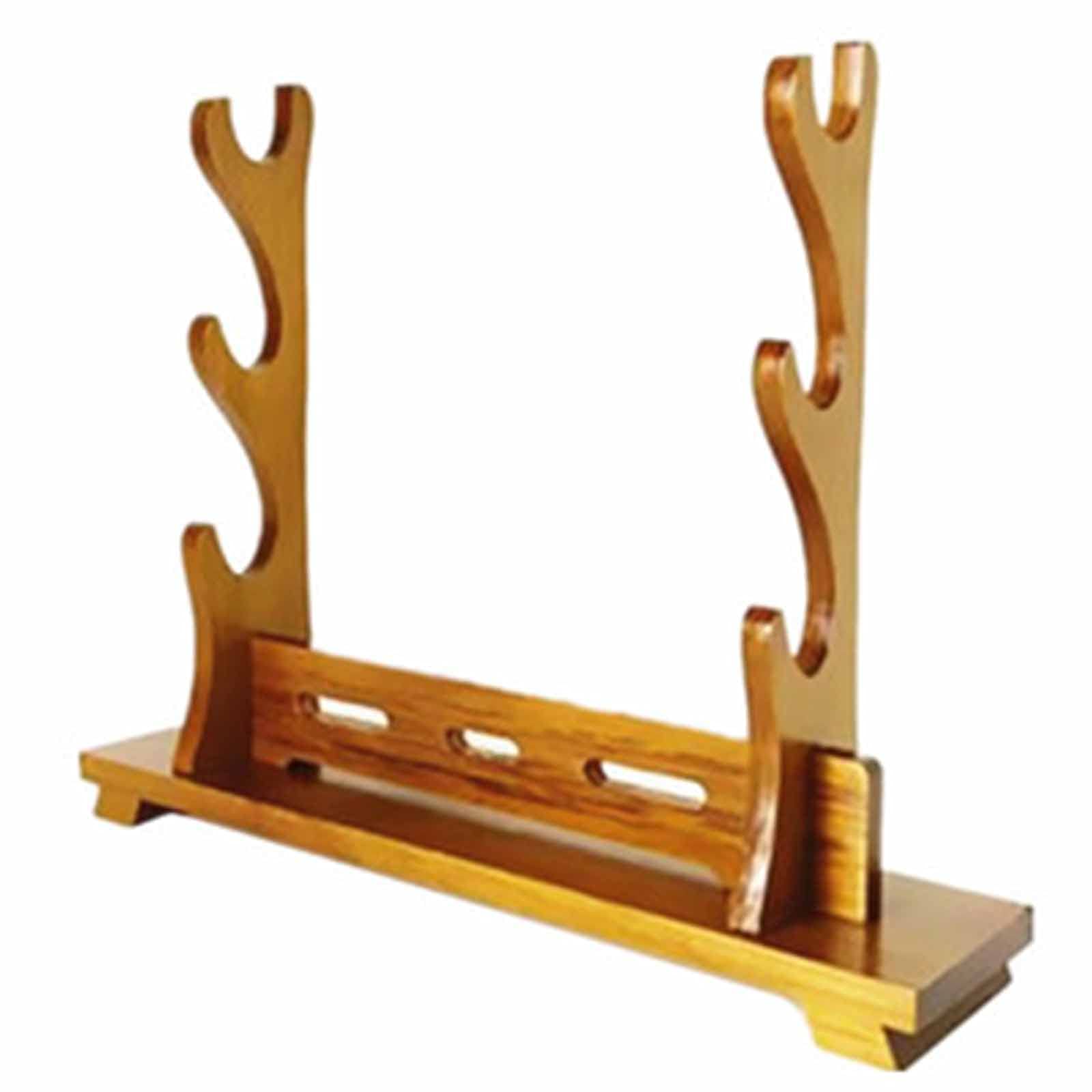 Buy Holder Bamboo Wall Samurai Display Wood Stand Katana Wakizashi ...
