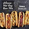Amazon.com: GDDGCUO Silicone Hotdog Bun Pan, 6 Inch Standard Hot dog ...