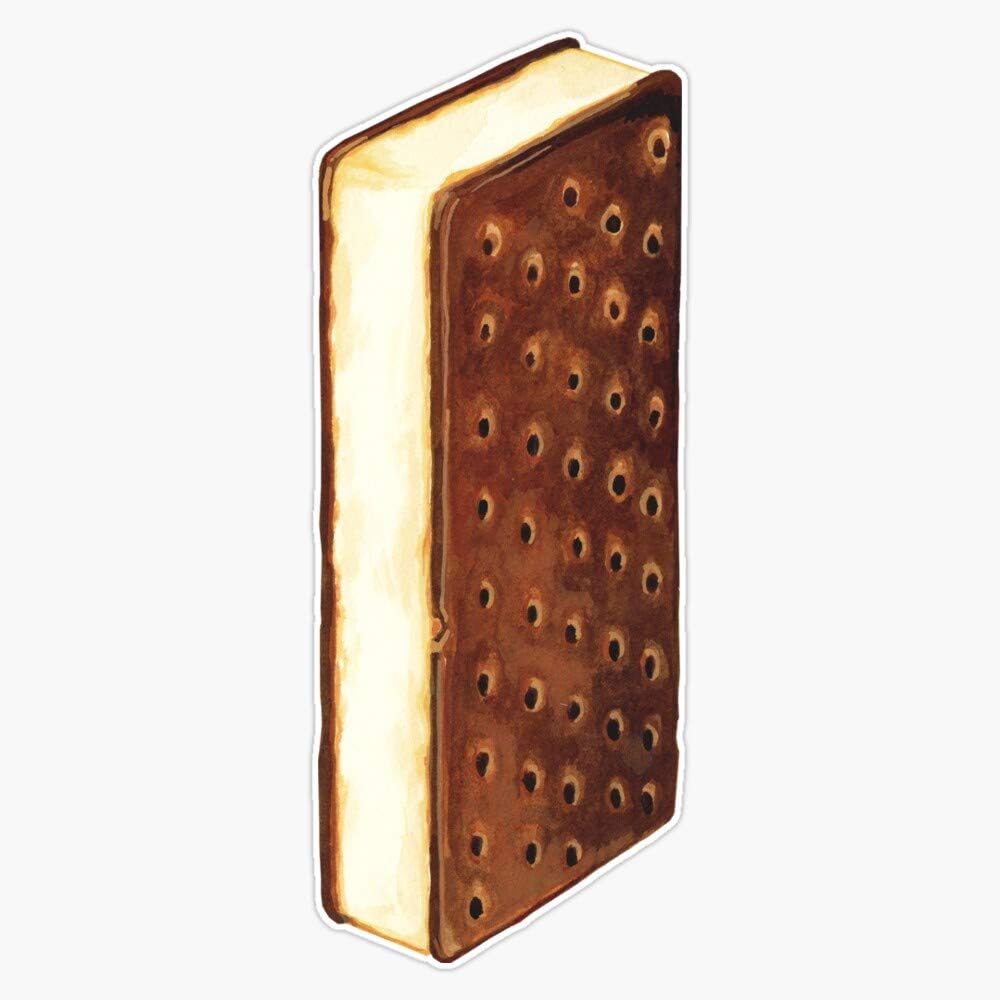 Amazon.com - Ice Cream Sandwich Sticker Vinyl Bumper Sticker Decal ...