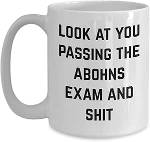 Amazon.com: Gift For Passing ABOHNS Exam, Otolaryngology Head and Neck ...