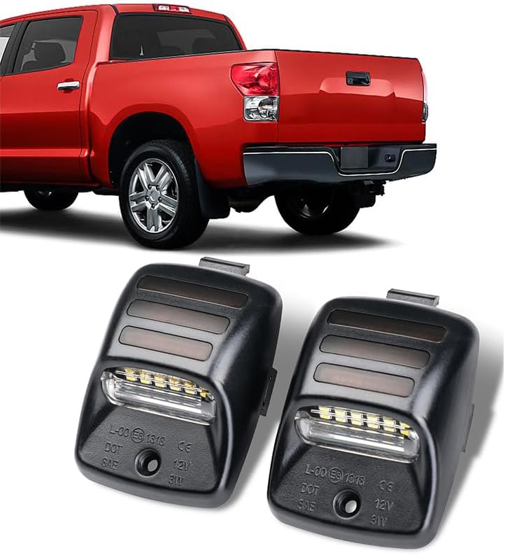 Amazon.com: LED License Plate Light Lamp Compatible with Toyota Tacoma ...