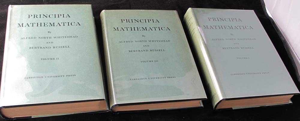 Principia Mathematica 3 Volume Set: Whitehead, Alfred North, Russell ...