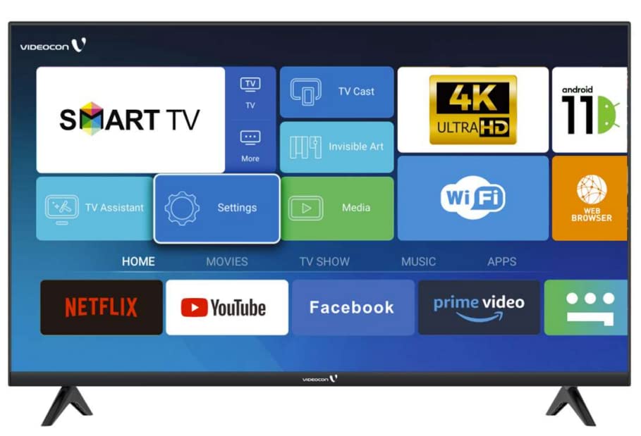Buy Videocon 50 Inch Smart TV 4K UHD Android 11 Google Play Netflix buy-videocon-50-inch-smart-tv-4k-uhd-android-11-google-play-netflix